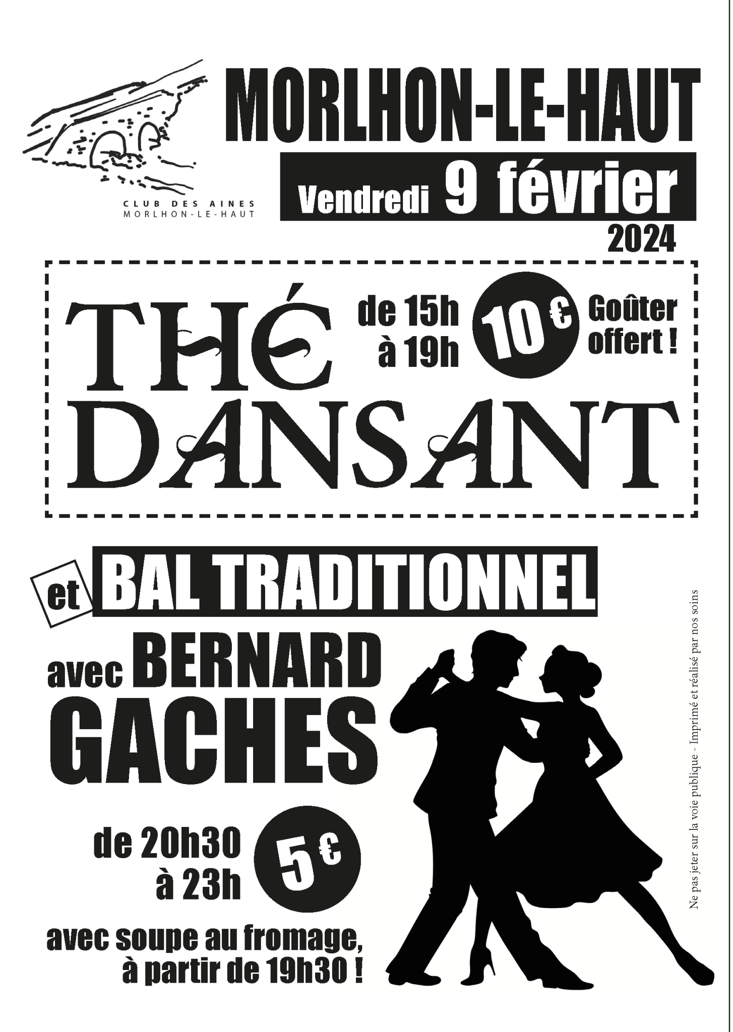 Thé dansant et bal traditionnel - Commune de Morlhon-le-Haut
